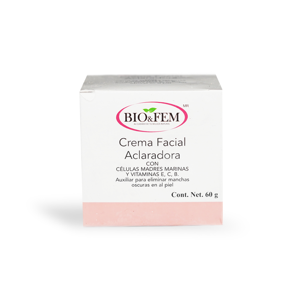 CREMA FACIAL ACLARADORA – BIO&FEM